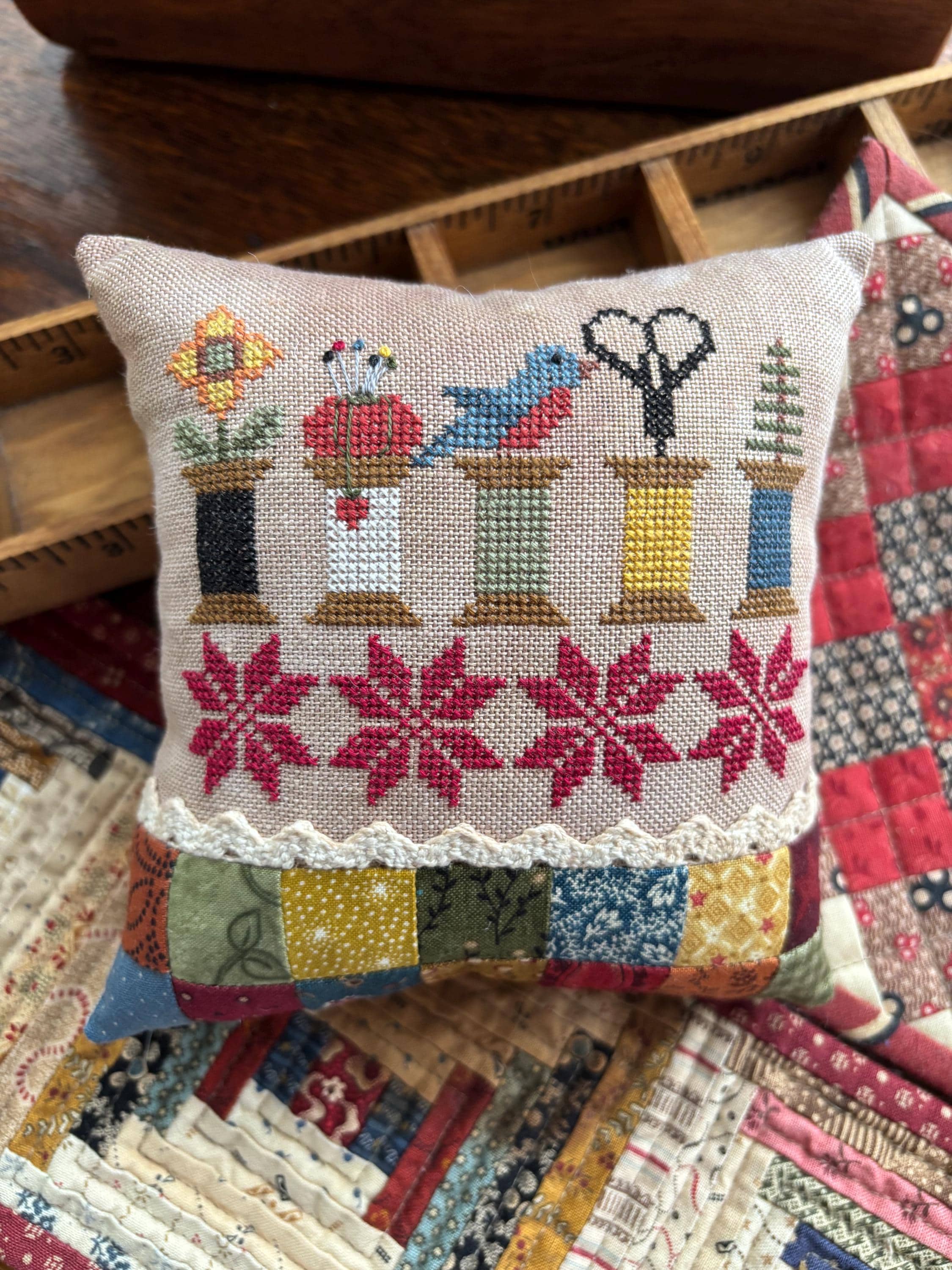 Tools and Spools (PDF) Cross Stitch Pattern - Etsy