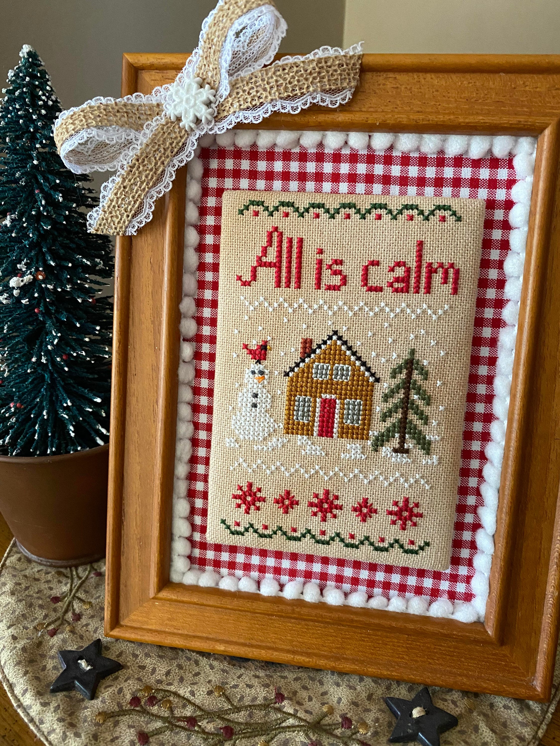 All is Calm Cross Stitch Pattern - Etsy