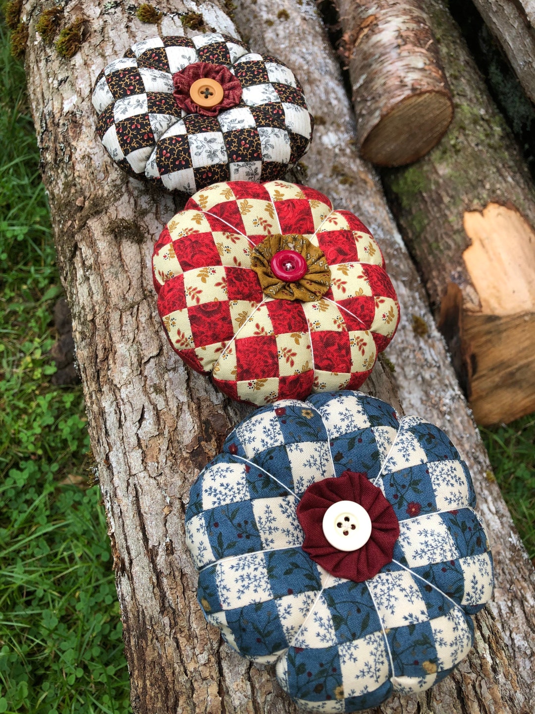 Patchwork Pinnie Pincushion Pattern - Etsy