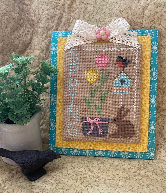 Sure Signs of Spring Cross Stitch Pattern | Etsy