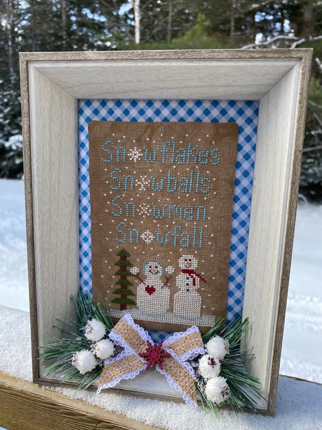 So Much Snow Cross Stitch Pattern (PDF) - Etsy