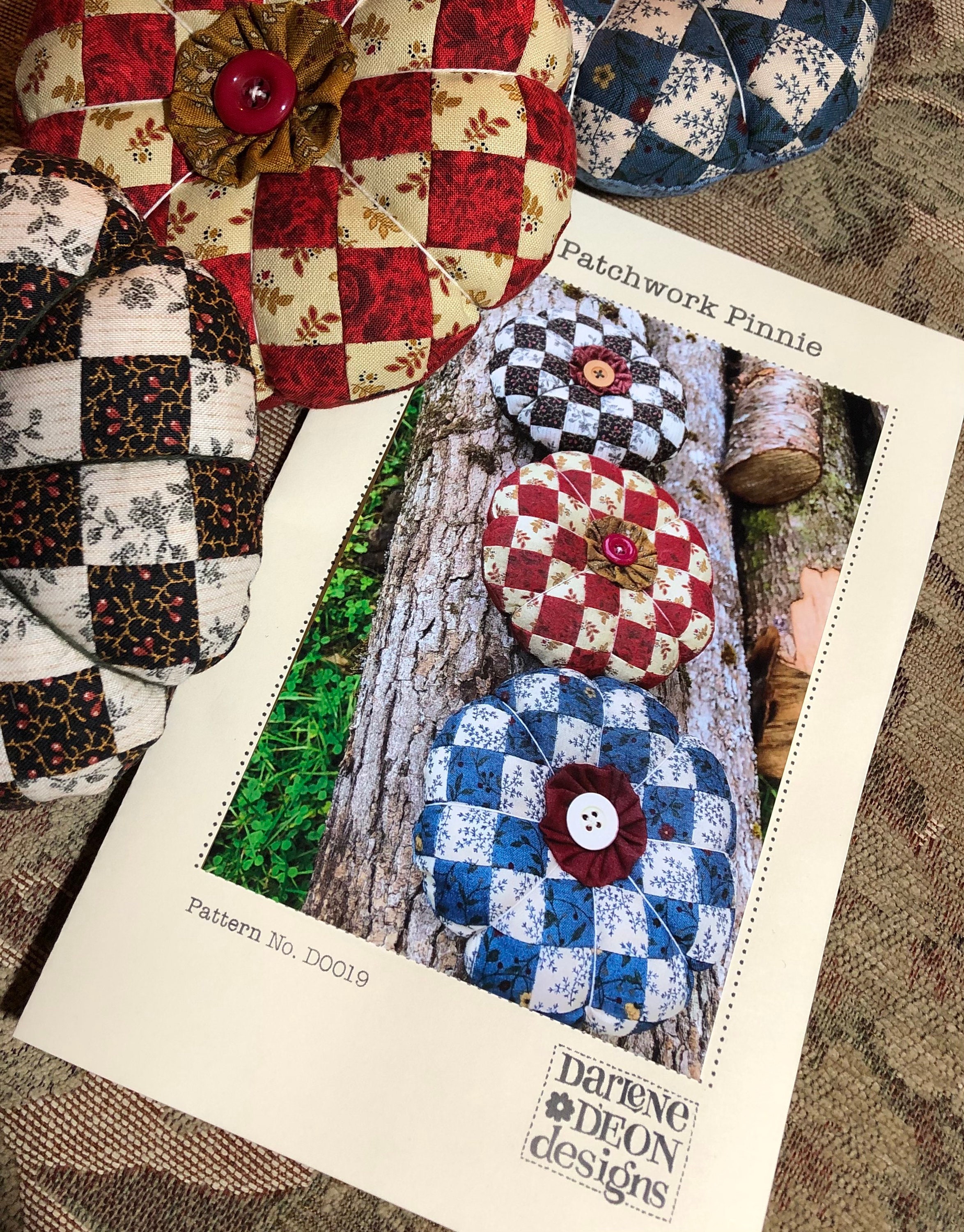 Patchwork Pinnie Pincushion Pattern - Etsy