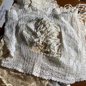 40 Pieces Vintage Lace Crocheted Lace Machine Lace Handmade Lace ...