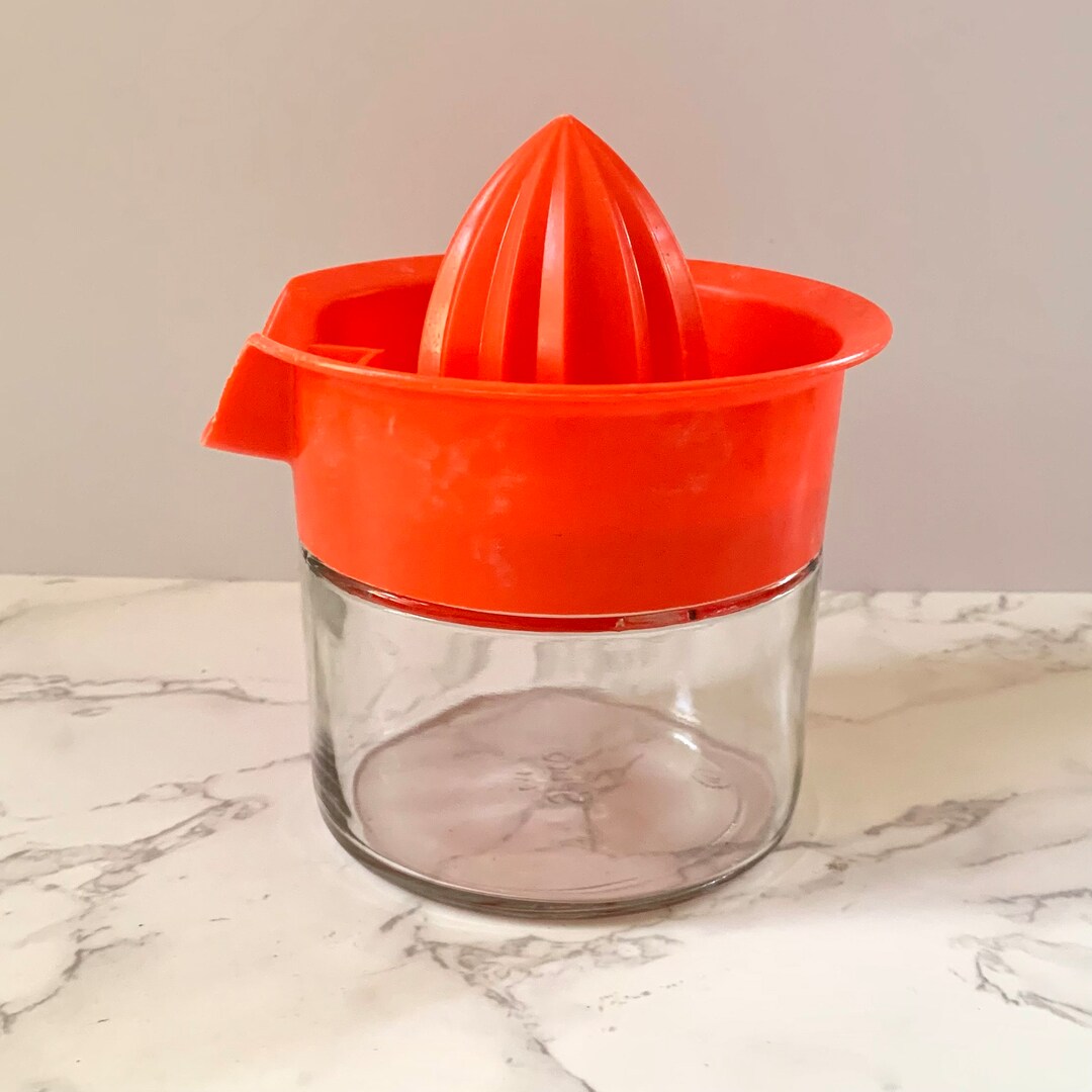 Vintage Citrus Juicer Gemco Brand Glass Container With Plastic Orange ...