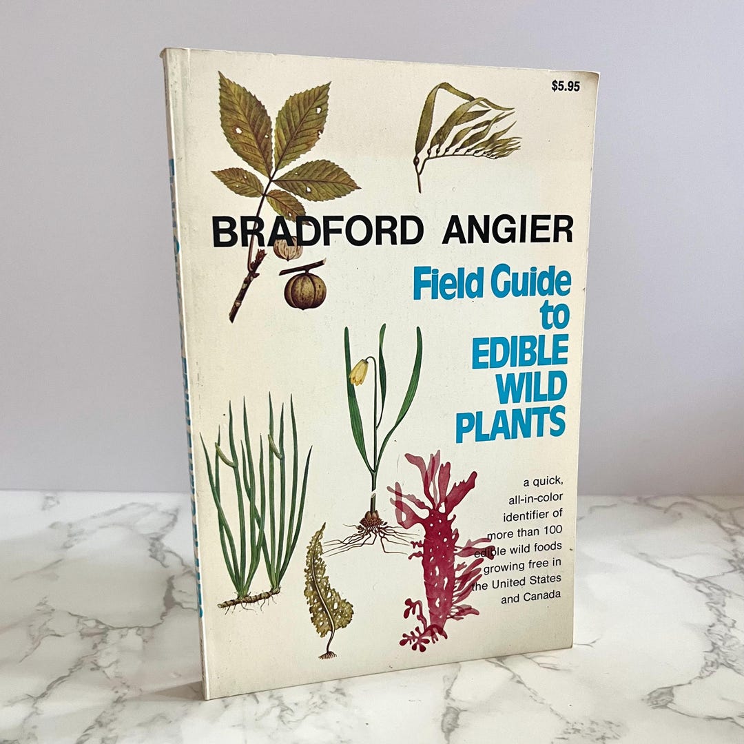 Vintage 1974 Edible Wild Plants Field Guide: Bradford Angier Softcover ...