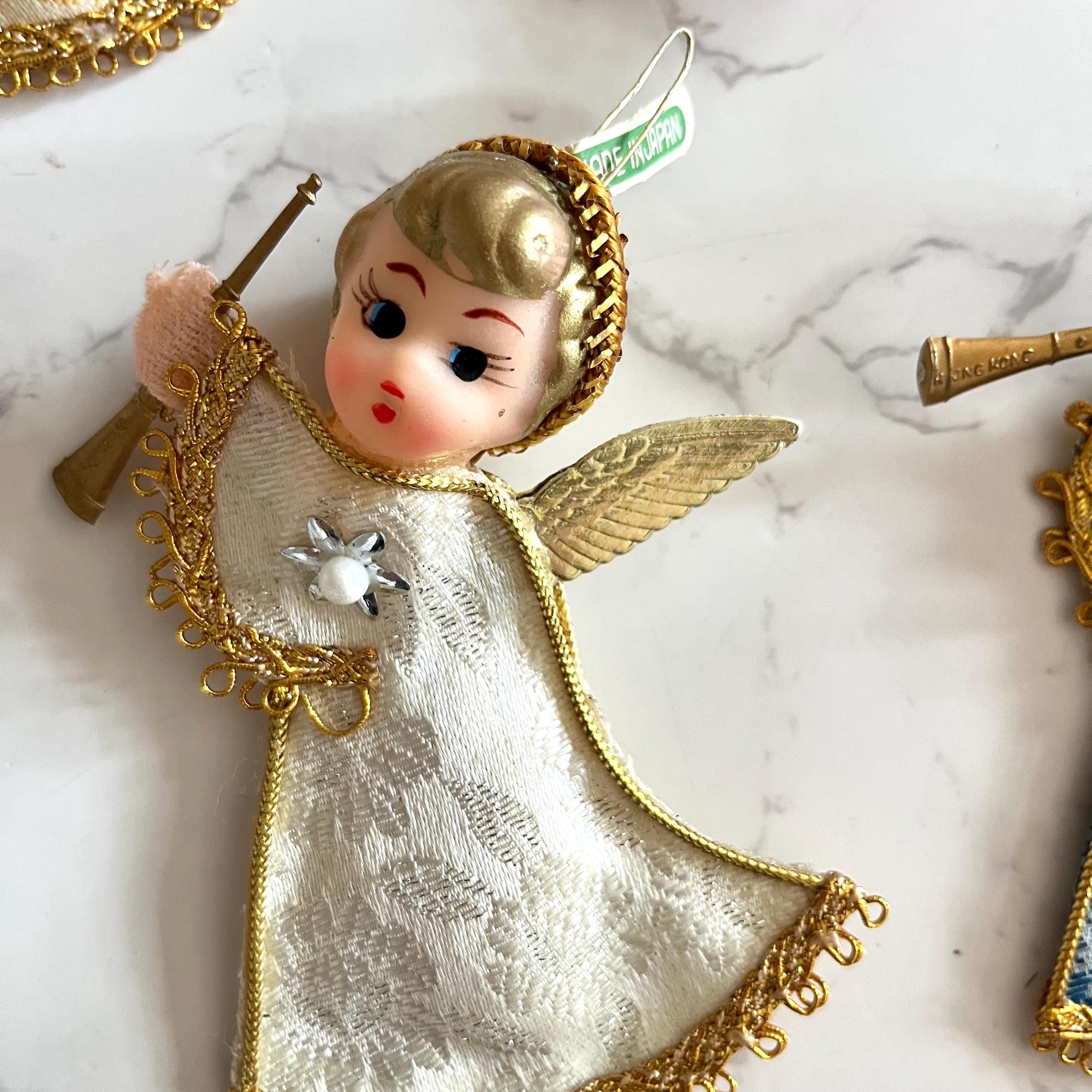 Vintage 1950s Angel Ornaments: Kitschy MCM Christmas Decor, Made in ...