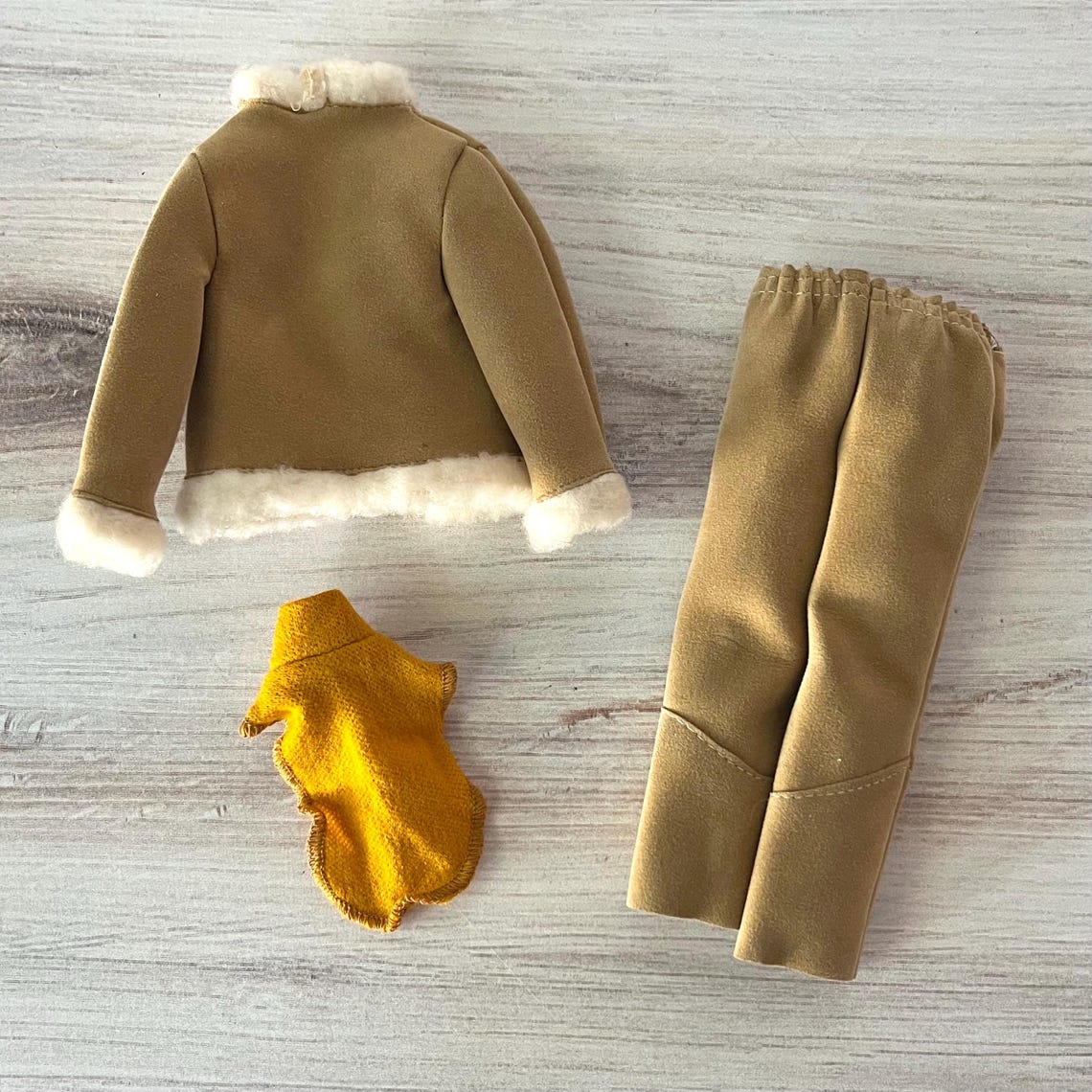 1973 Mod Ken Barbie Outfit #8617 Suede Western Suit by Best Buy ...