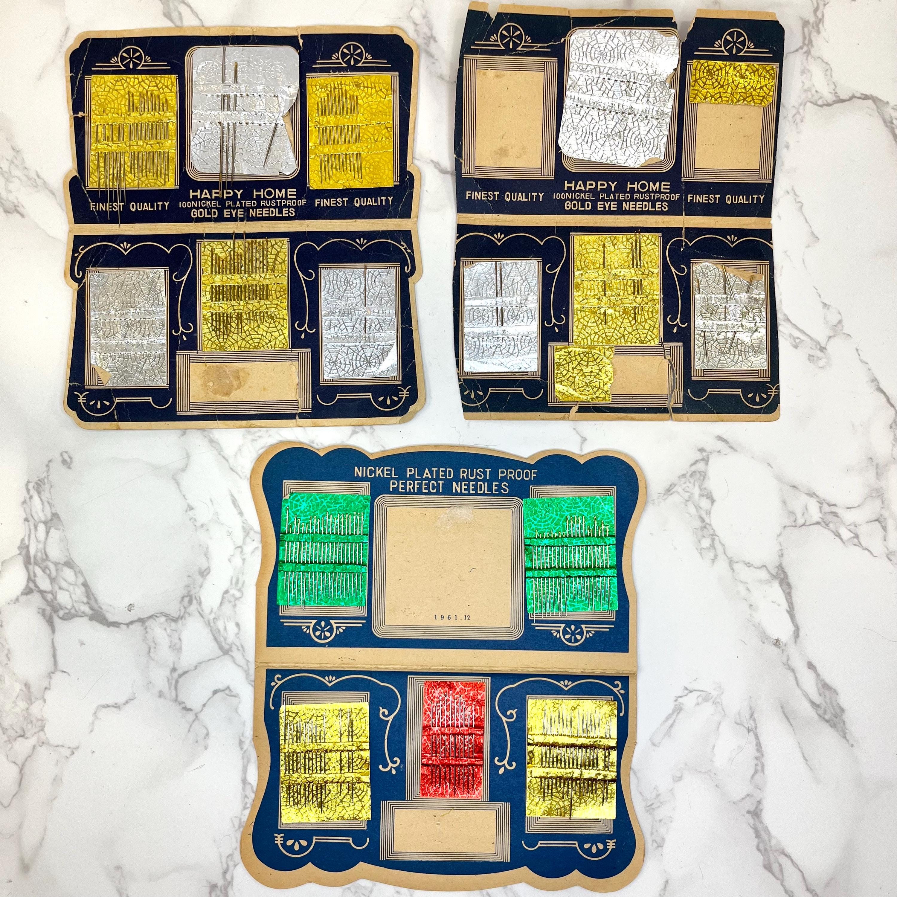 Vintage Needle Books and Pins: 1950s Sewing Notions - Etsy