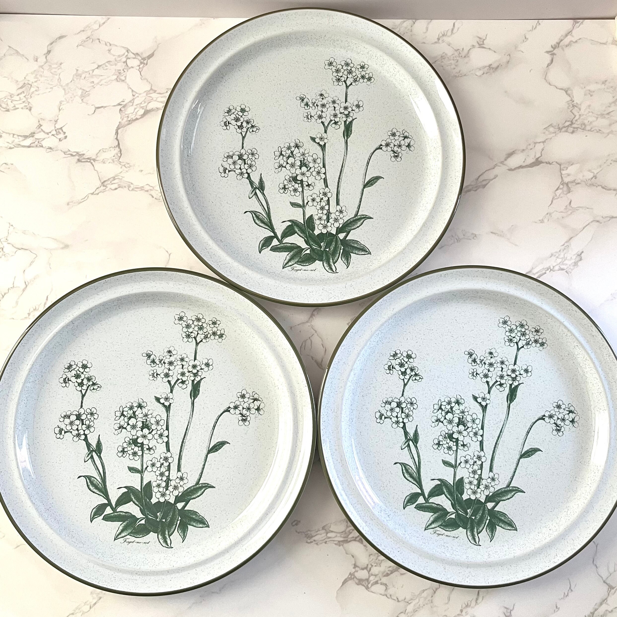 Vintage Noritake Stoneware Dinner Plate: Mountain Flowers, Japan - Etsy