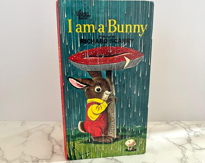 I Am a Bunny: 1963 Vintage Golden Sturdy Book - Etsy