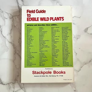 Vintage 1974 Edible Wild Plants Field Guide: Bradford Angier Softcover ...