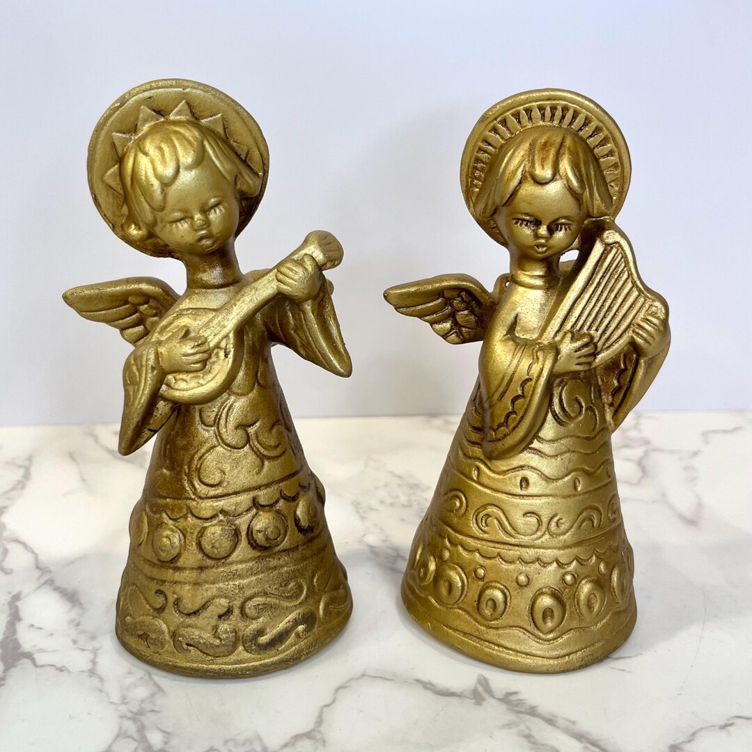 MCM Ceramic Angel Napcoware Figurines | Vintage Christmas Holiday Decor ...