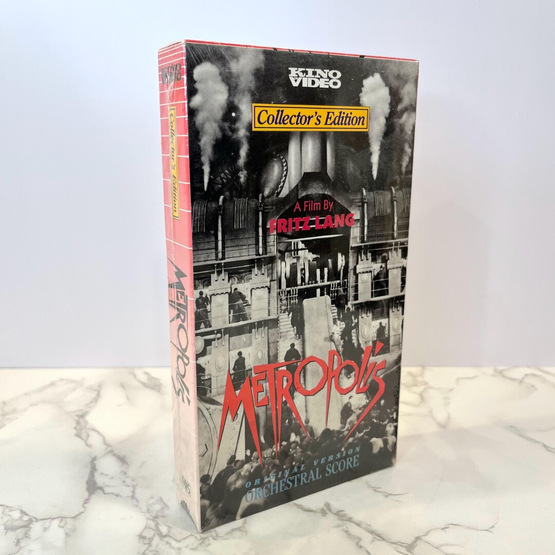 Metropolis VHS: Sealed Collector's Edition, Vintage Fritz Lang Film - Etsy