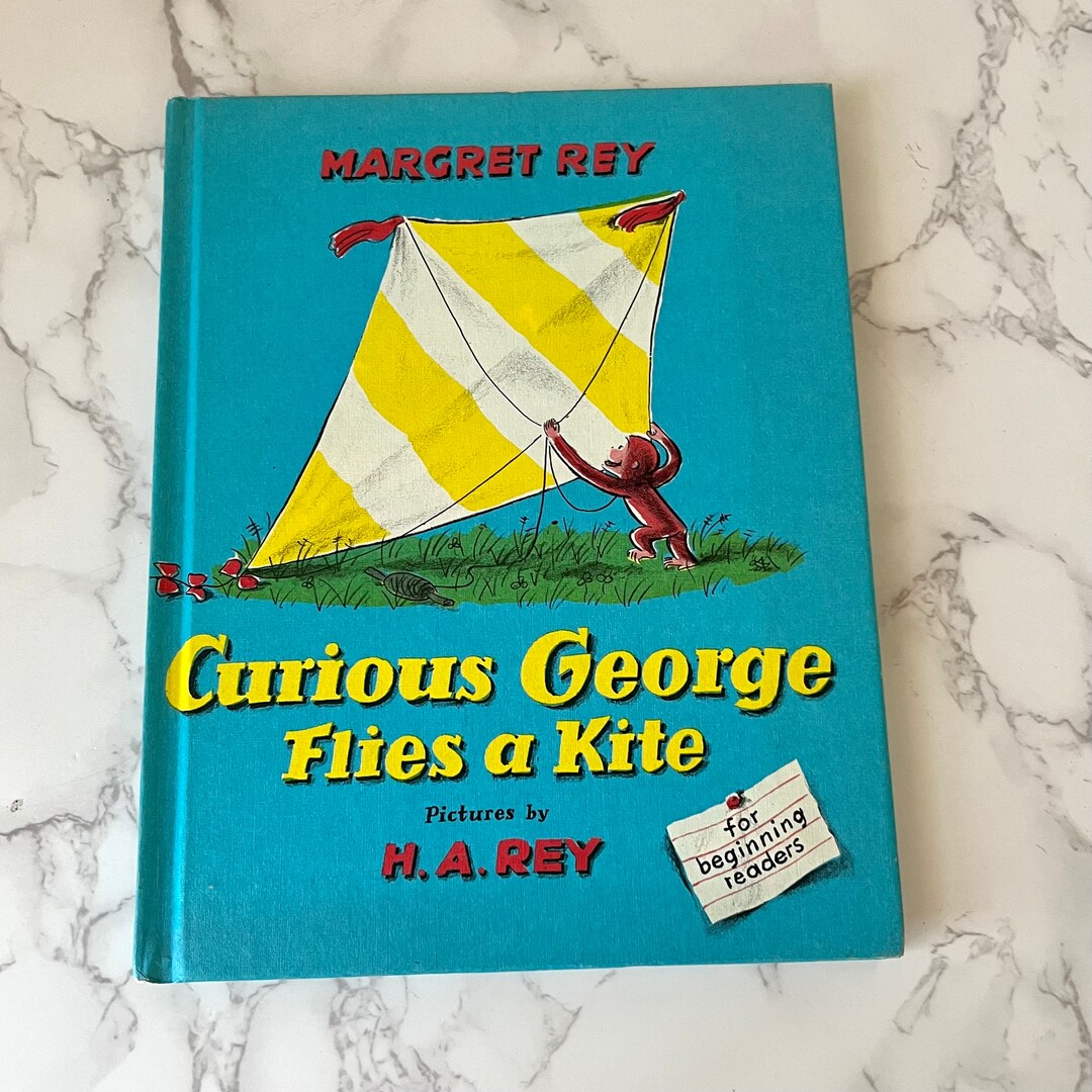 1958 Curious George Flies a Kite by Margaret Rey Hardcover Weekly ...