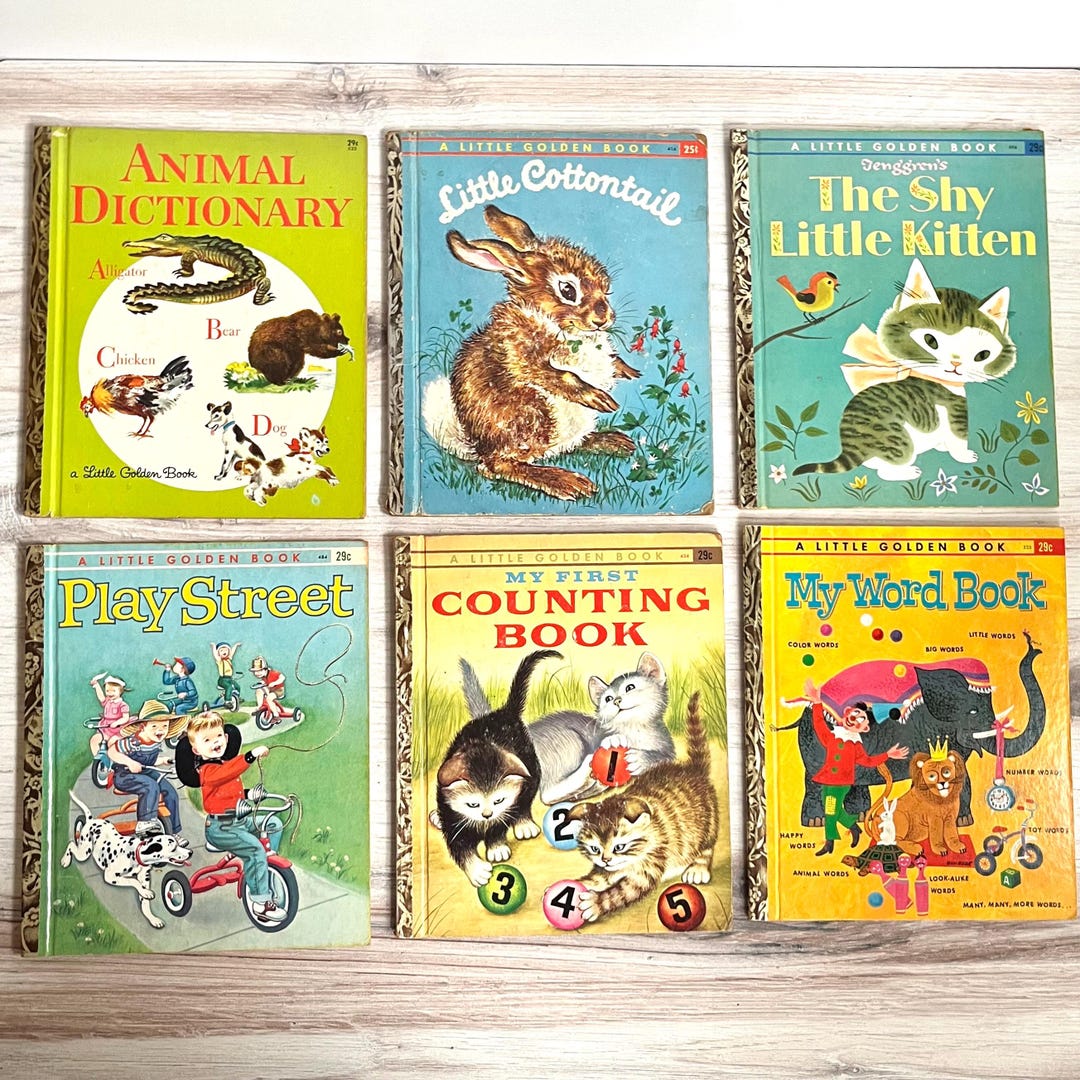 1960s Little Golden Books 29 Cent Price on Book Covers | the Shy Little ...