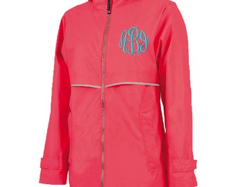 Coral Rain Jacket - Etsy