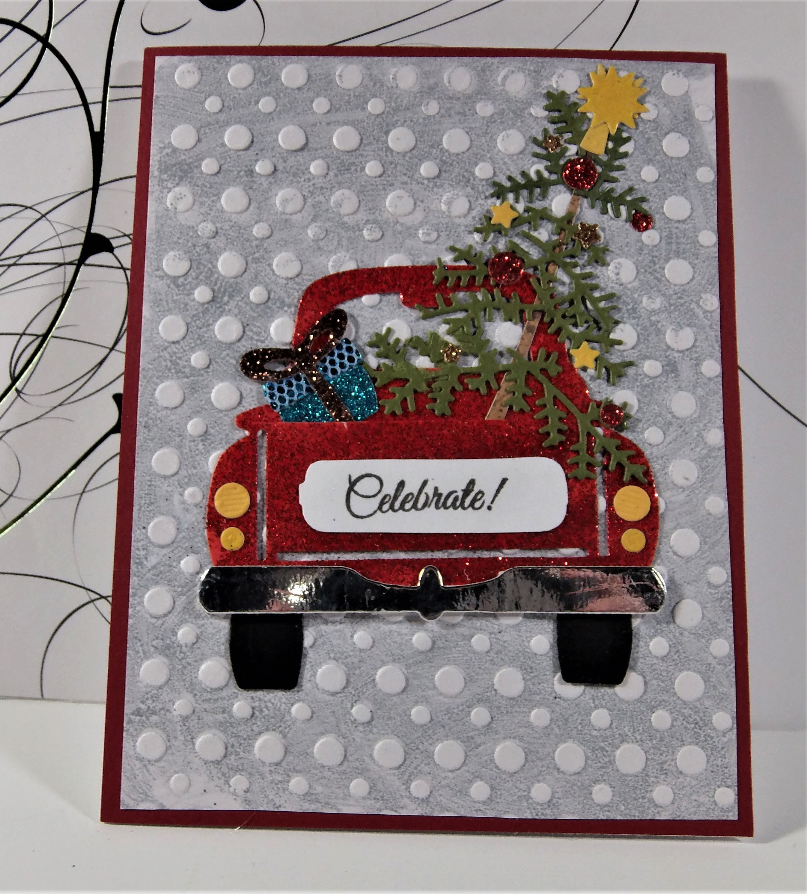 Cards Christmas Card Handmade Holiday Cards. Hand Crafted - Etsy