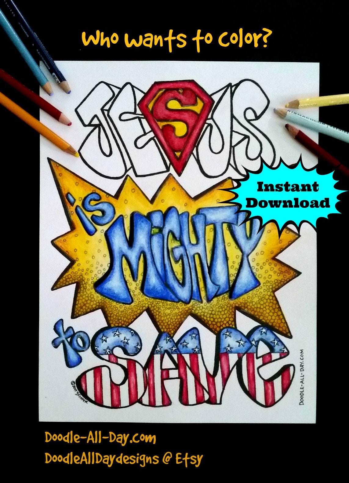 Jesus is Mighty to Save 8.5x11 Instant Download - Etsy