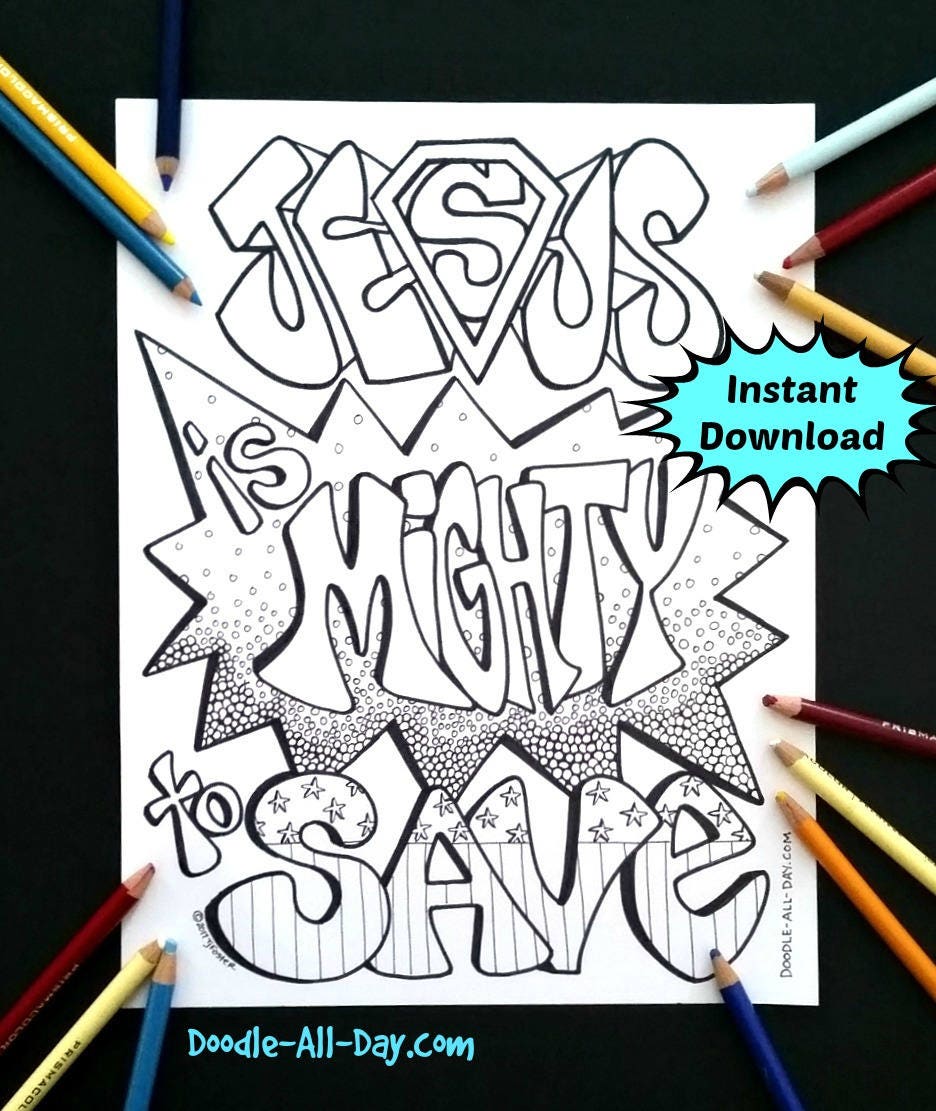 Superhero Set of 3 Coloring Printables, Coloring Sheet, Coloring Page ...