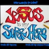 Superhero Coloring Page, Jesus is My Superhero, Superhero Coloring Page ...