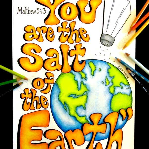 Salt of the Earth Printable - Etsy