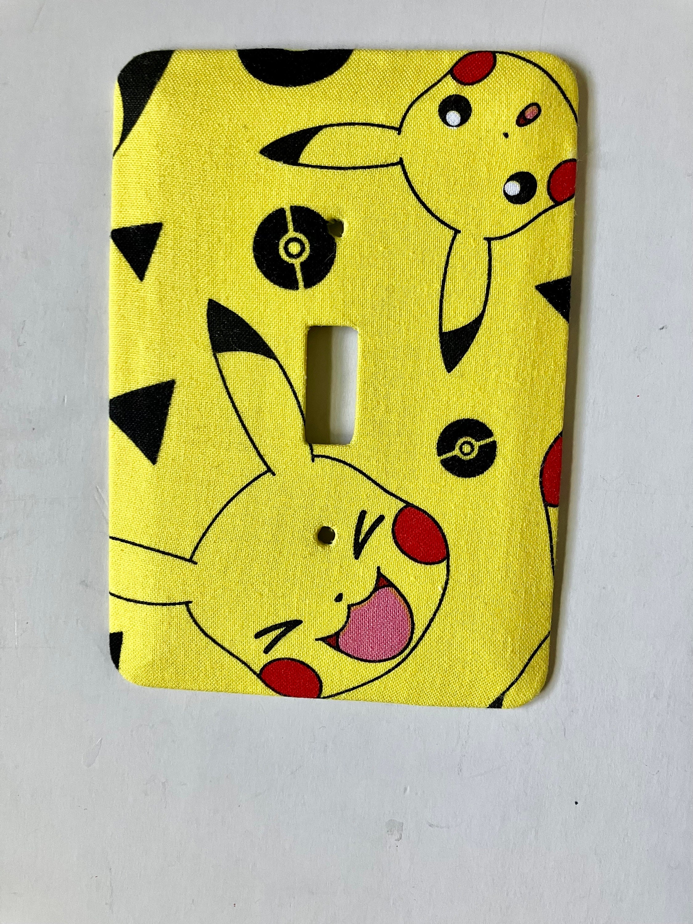 Pikachu Single Light Switch Plate - Etsy