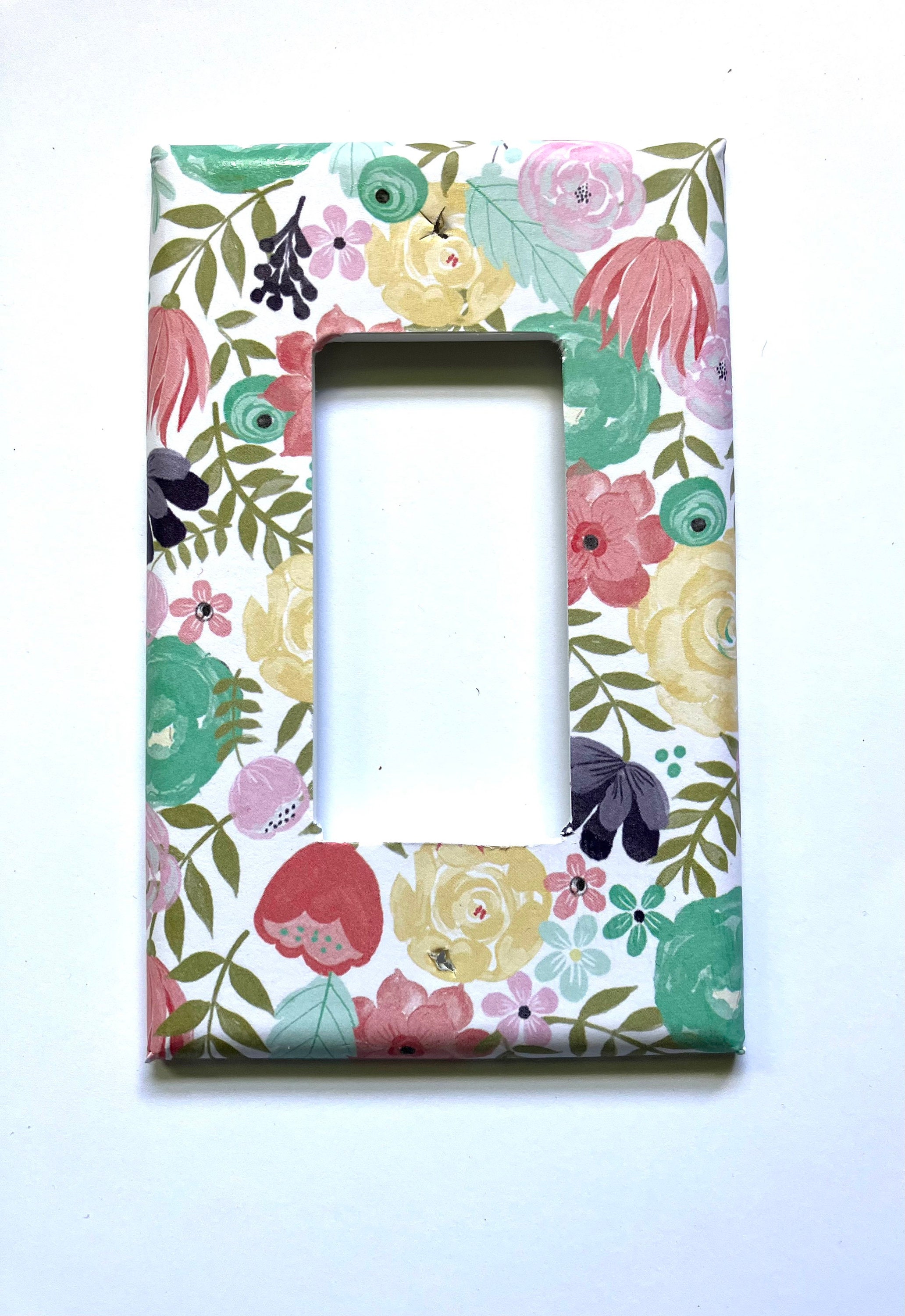 SOFT FLORAL Light Switch Plates - Etsy