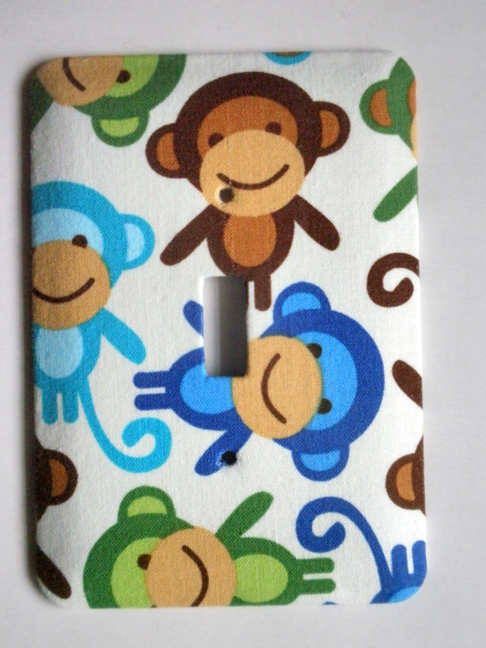 MONKEY Print Single Light Switch Plate Switchplate in Urban - Etsy
