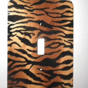 TIGER PRINT Single Light Switchplate Wall Decor - Etsy