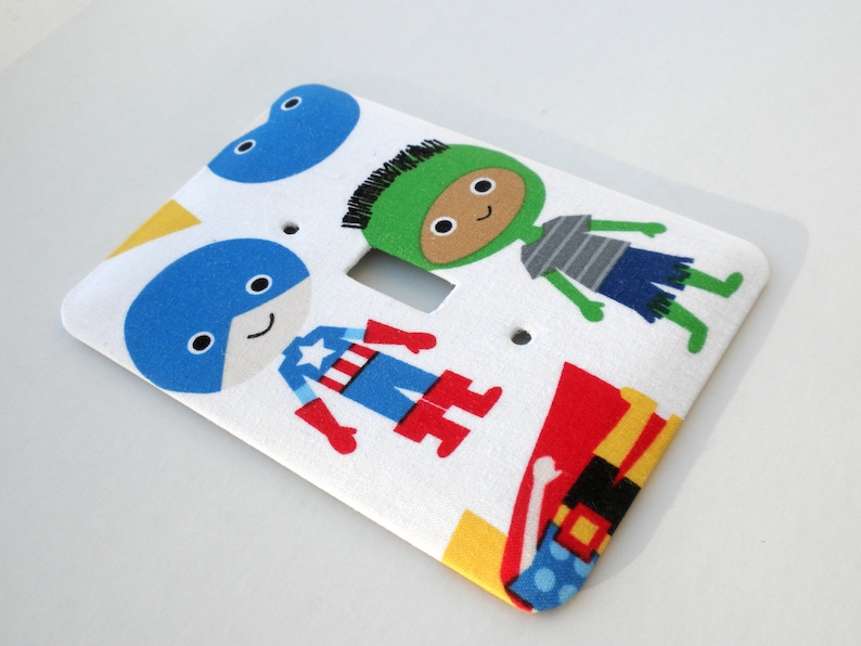 Super Kids Super Boy Light Switch Plate Wall Decor Switchplate - Etsy