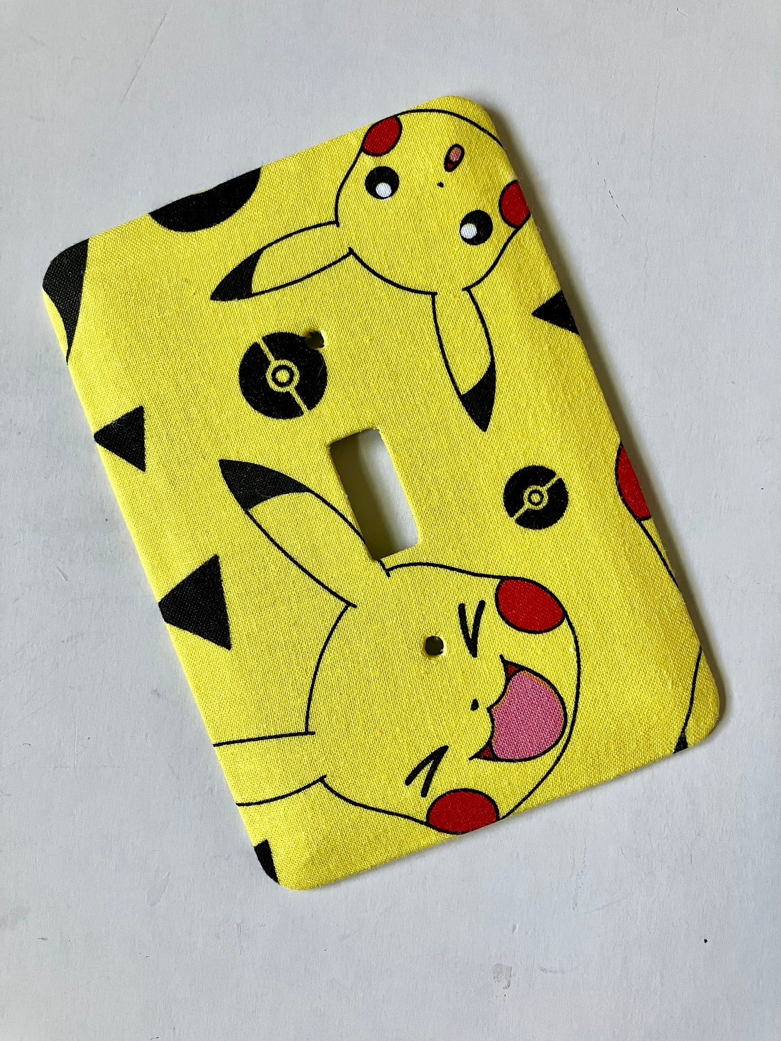 Pikachu Single Light Switch Plate - Etsy