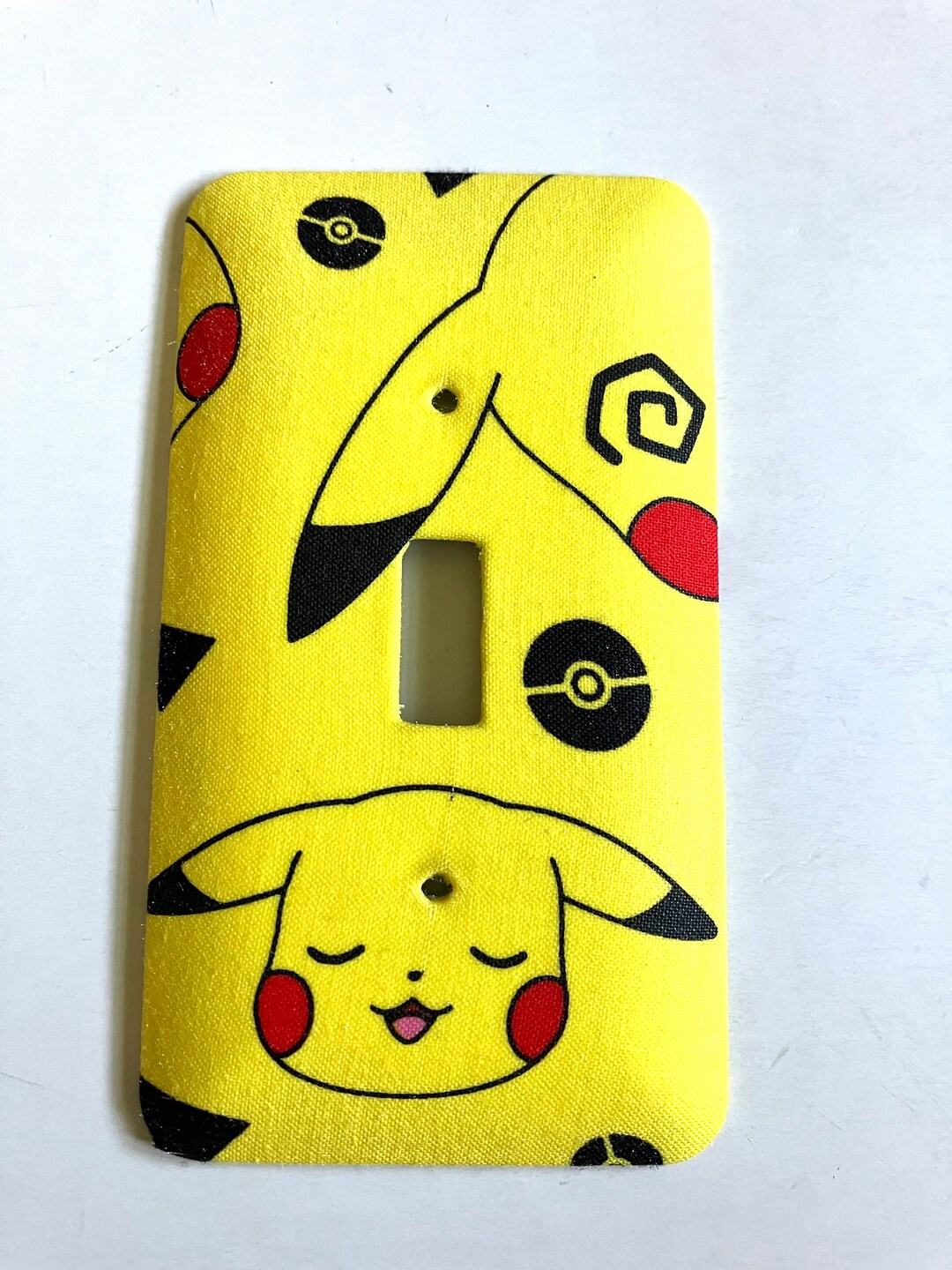 Pikachu Single Light Switch Plate Medium Size - Etsy