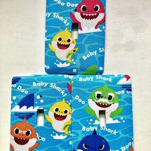 Baby Sharks Single Light Switch Plate - Etsy