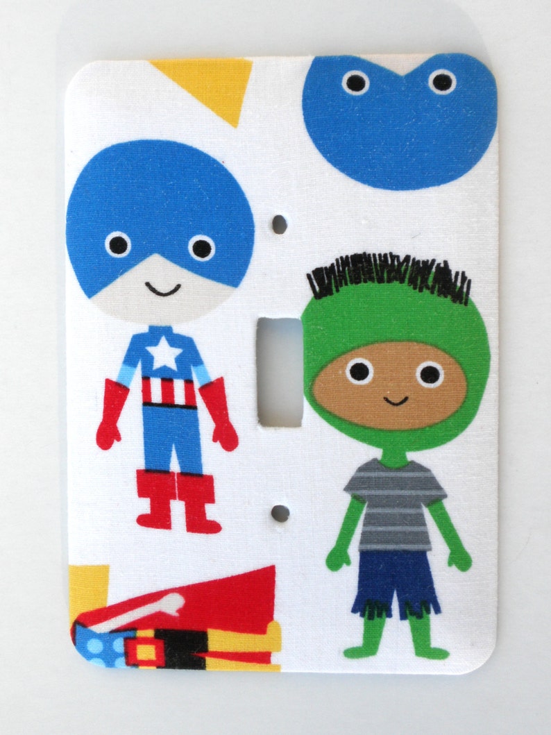 Super Kids Super Boy Light Switch Plate Wall Decor Switchplate - Etsy