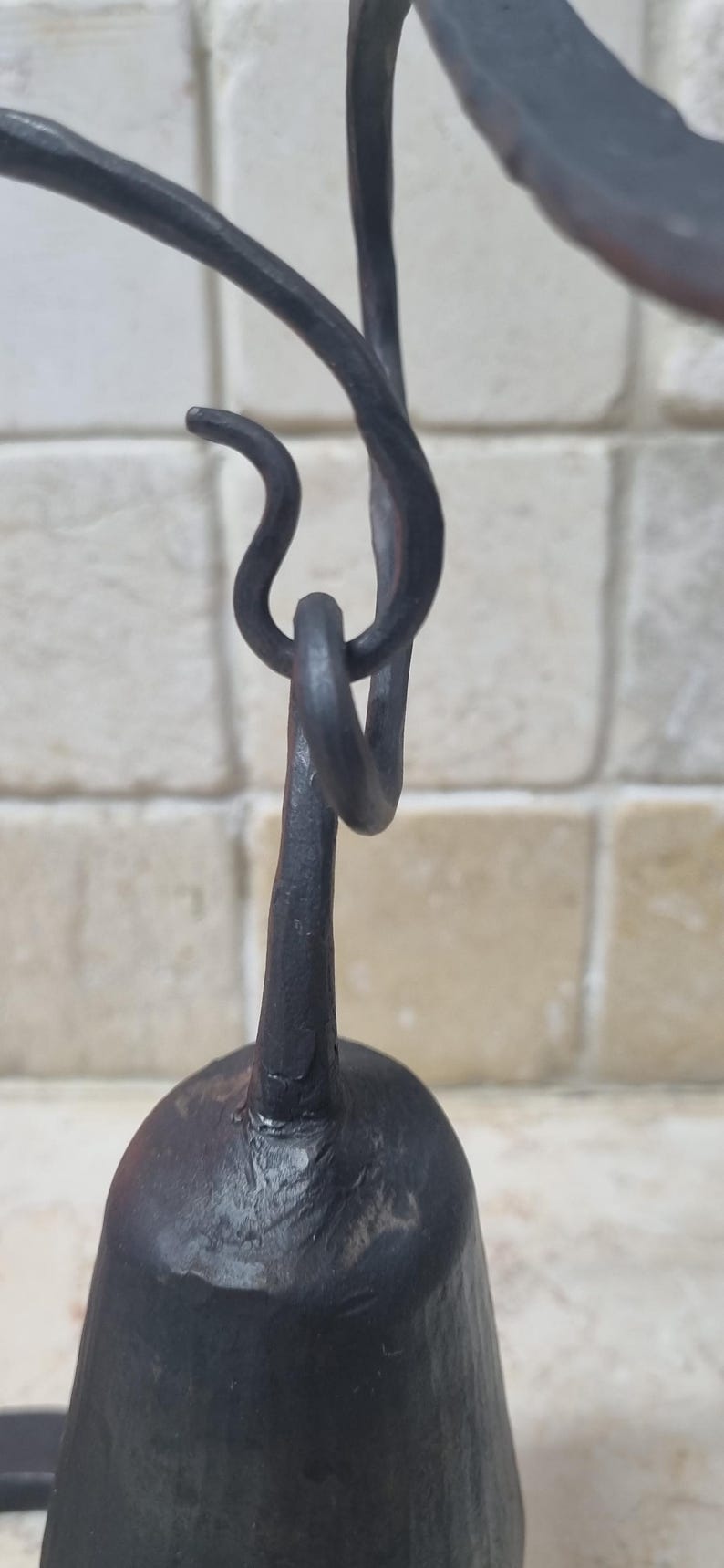 Intricate Iron Bell: A Unique Piece of Blacksmith Art - Etsy