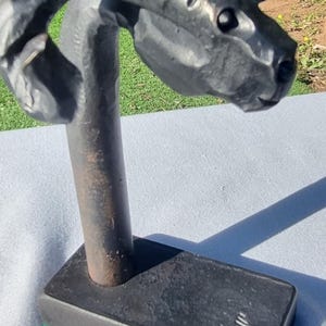A Forged Iron Ram Sculpture Bookend by Jonatan Gat - Etsy