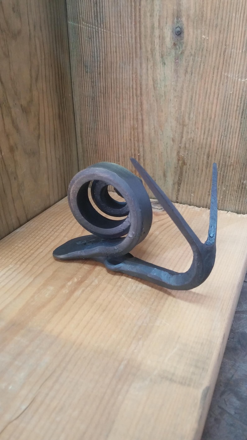 Iron Snail Sculpture: Hand Forged Metal Art Desk Decor Snail Gift - Etsy