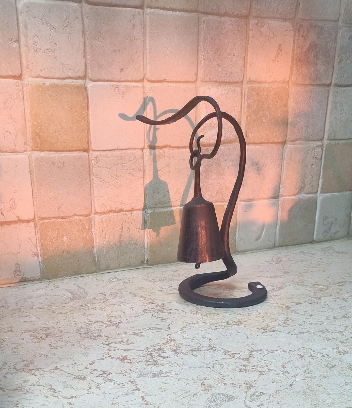 Intricate Iron Bell: A Unique Piece of Blacksmith Art - Etsy