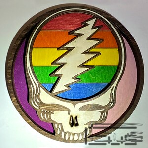 Wood Layered Laser Cut Pride Steal Your Face Wall Art | Etsy