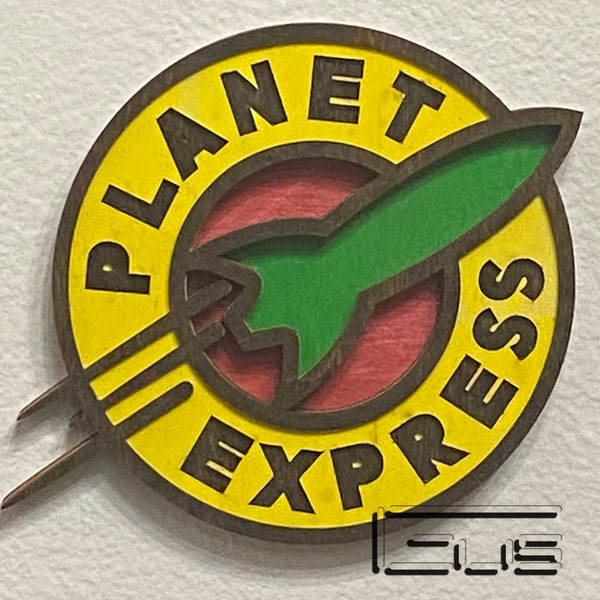 Planet Express Wood Sign - Etsy