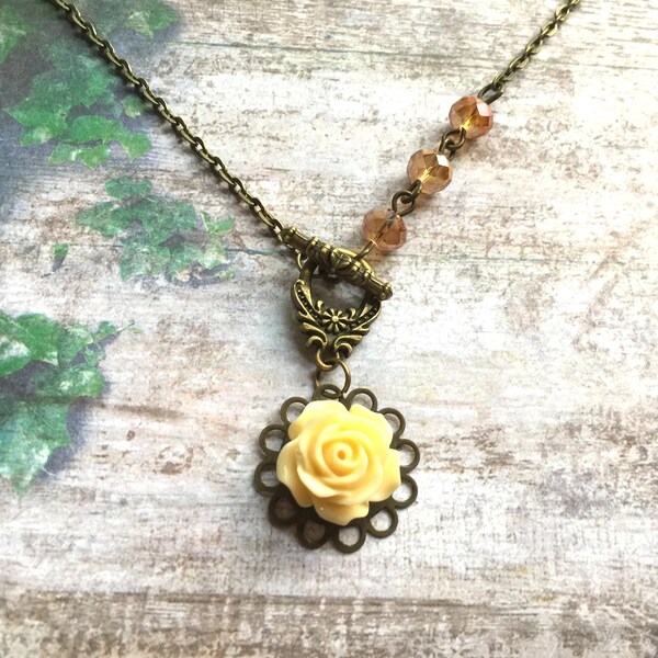 Rust Color Necklace - Etsy