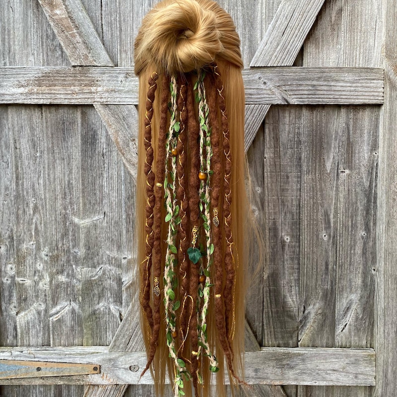 Dreadlock Pony Tail Tie In - Etsy
