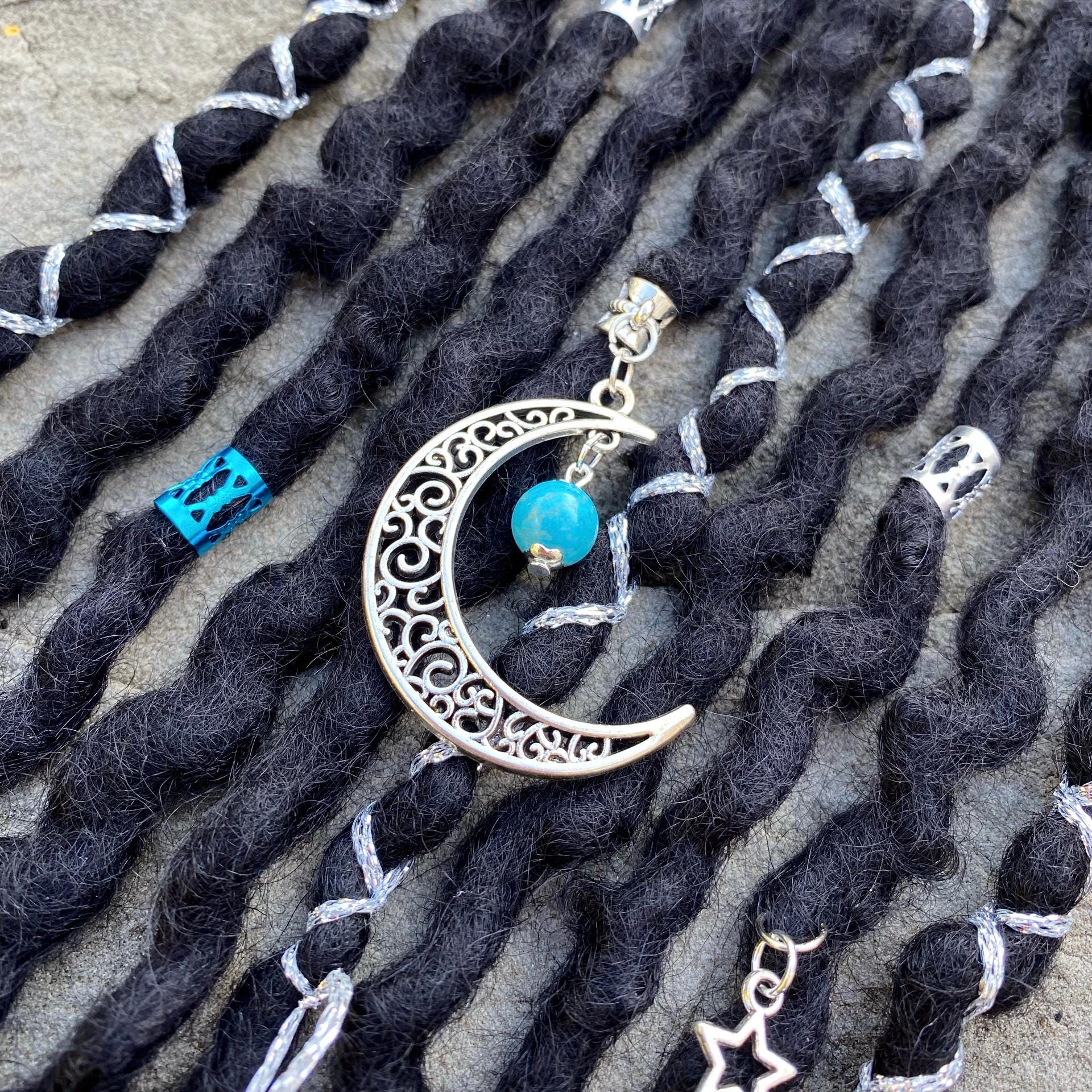 Custom - Starry Night Dreadlock Ponytail - Choose Your Length - Hair ...
