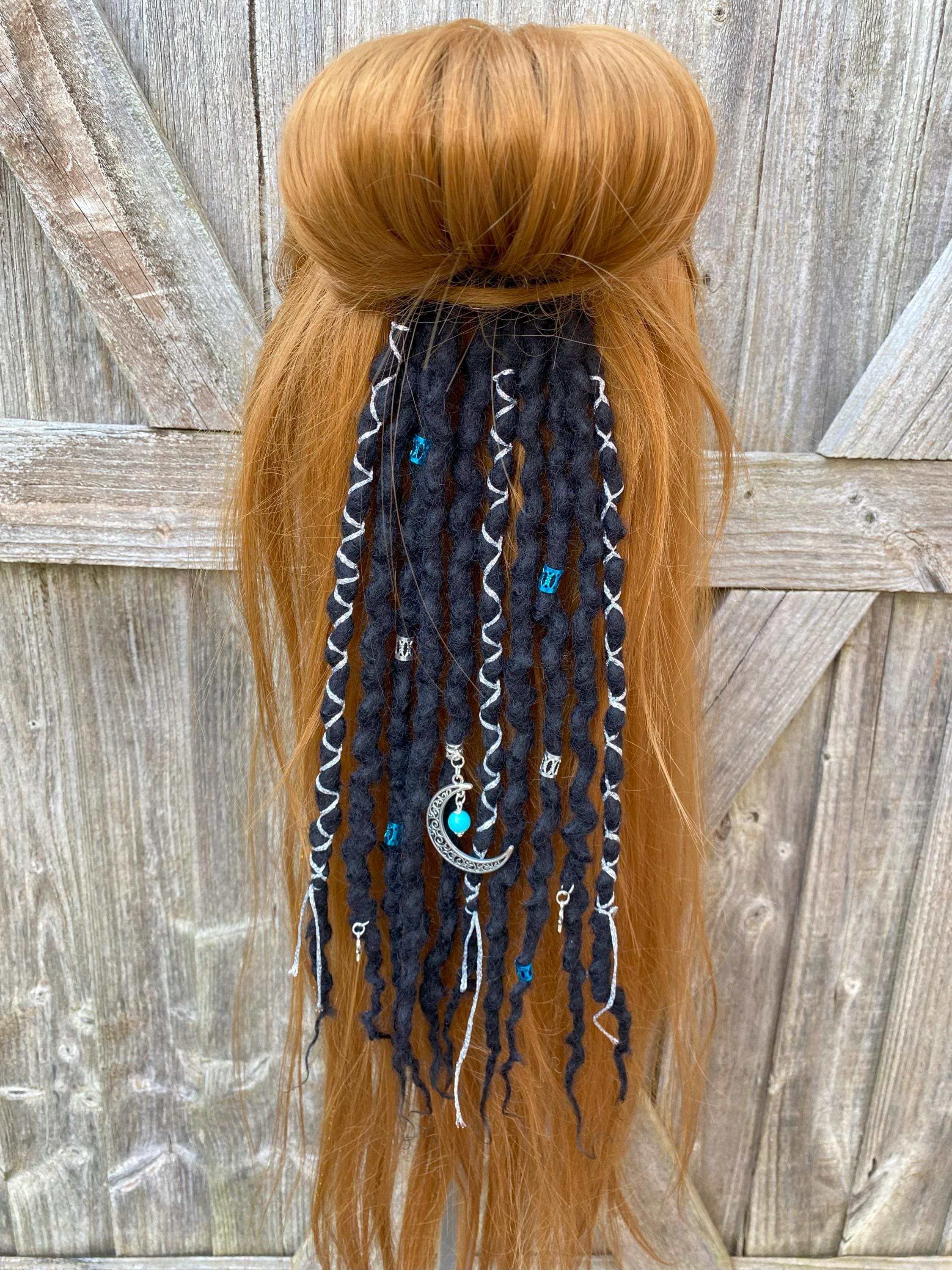 Custom - Starry Night Dreadlock Ponytail - Choose Your Length - Hair ...