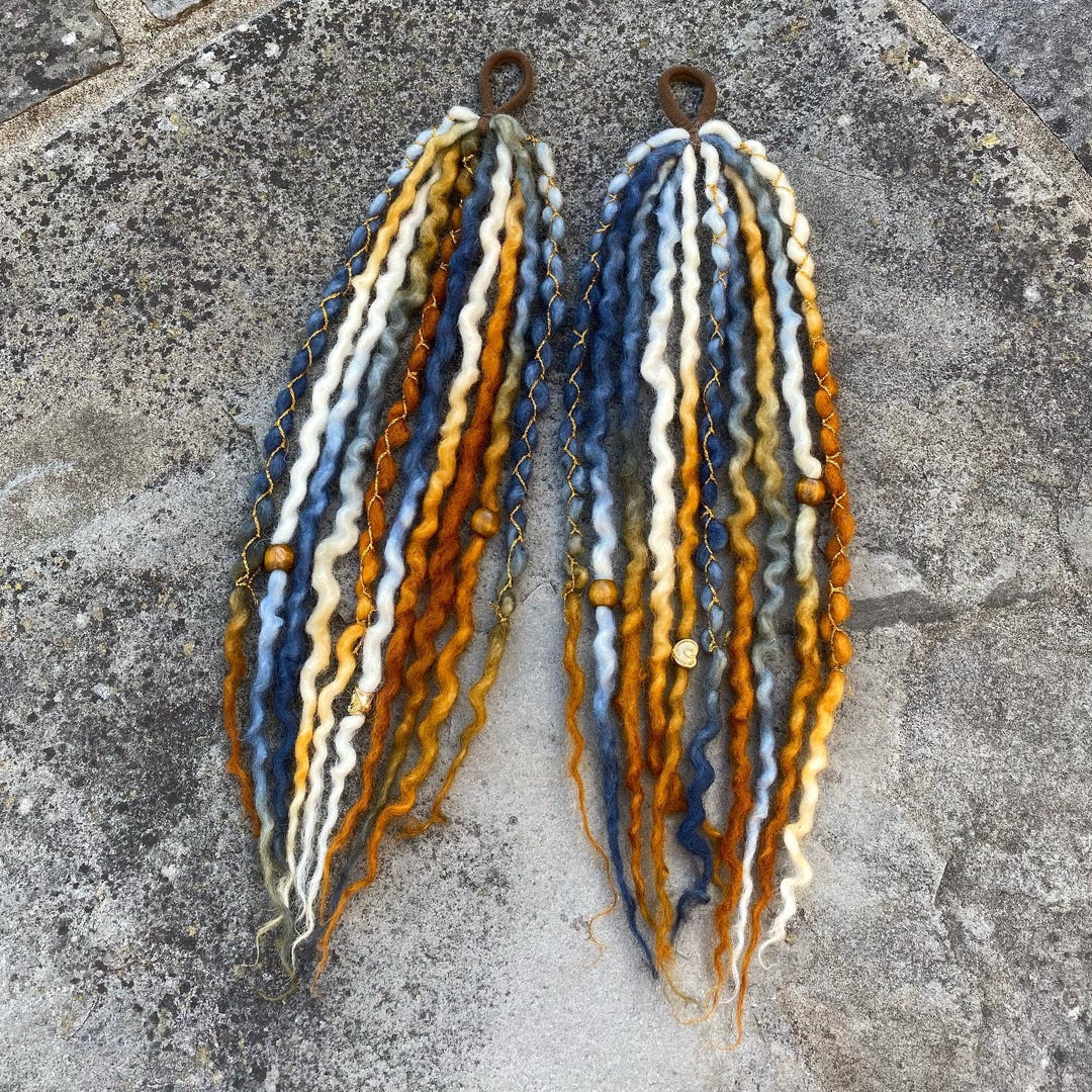 Custom - Pair of Dreadlock Ponytails - Choose Your Length - Hair Falls ...