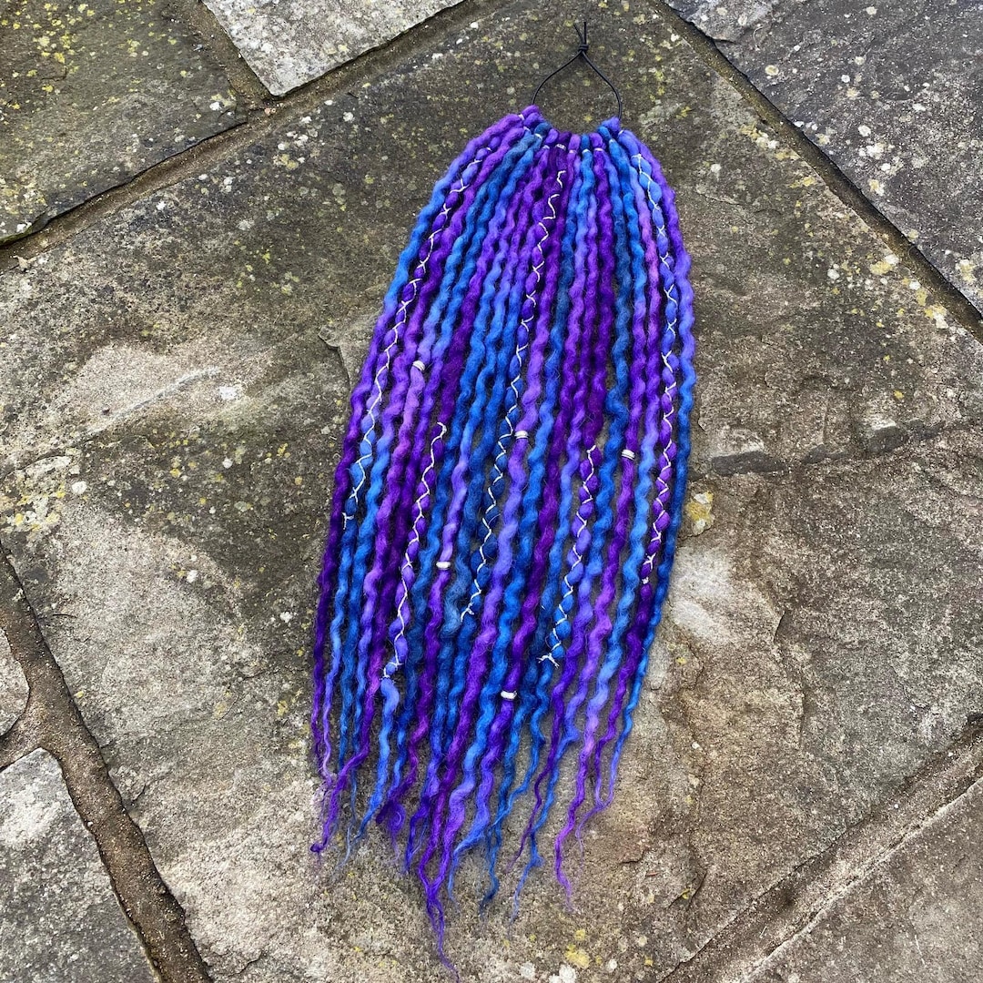 Custom - Nightshade Dreadlock Ponytail - Choose Your Length - Hair ...