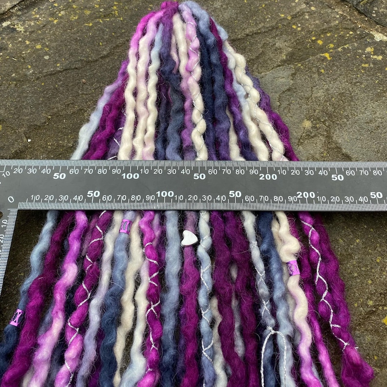 Custom - Winterberry - Dreadlock Ponytail Mini Claw Clip - Choose Your ...