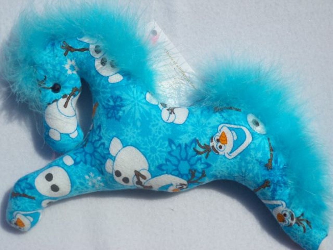 Blue Pony Ice Pony Ice Princess Disney Character Snowman - Etsy