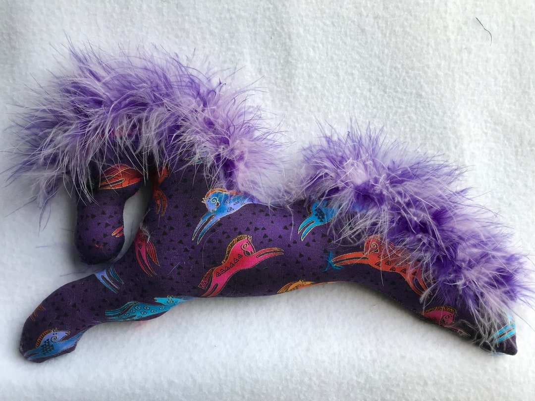 Purple Horse Fabric Lilly Burch Mobile Ornament Equestrian Gift Barn ...