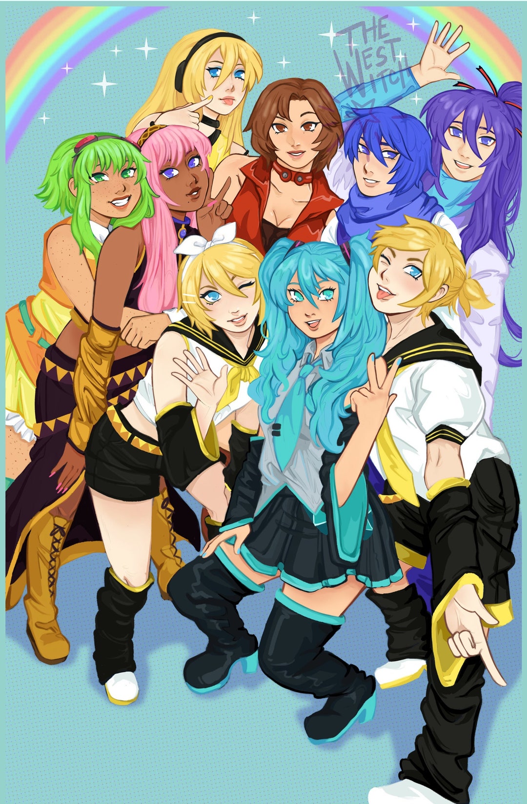 Vocaloid Gang Poster Print - Etsy